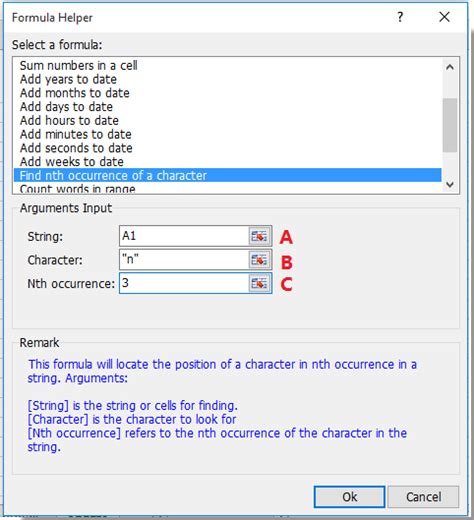 Easily Find Position Of Nth Occurrence Of A Character In Text String In