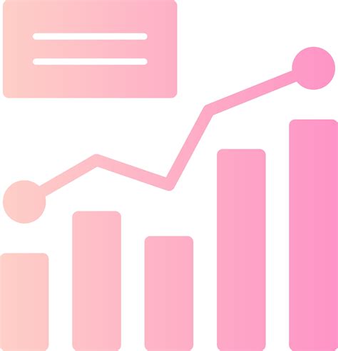 Bar Graph Solid Multi Gradient Icon 40949112 Vector Art At Vecteezy