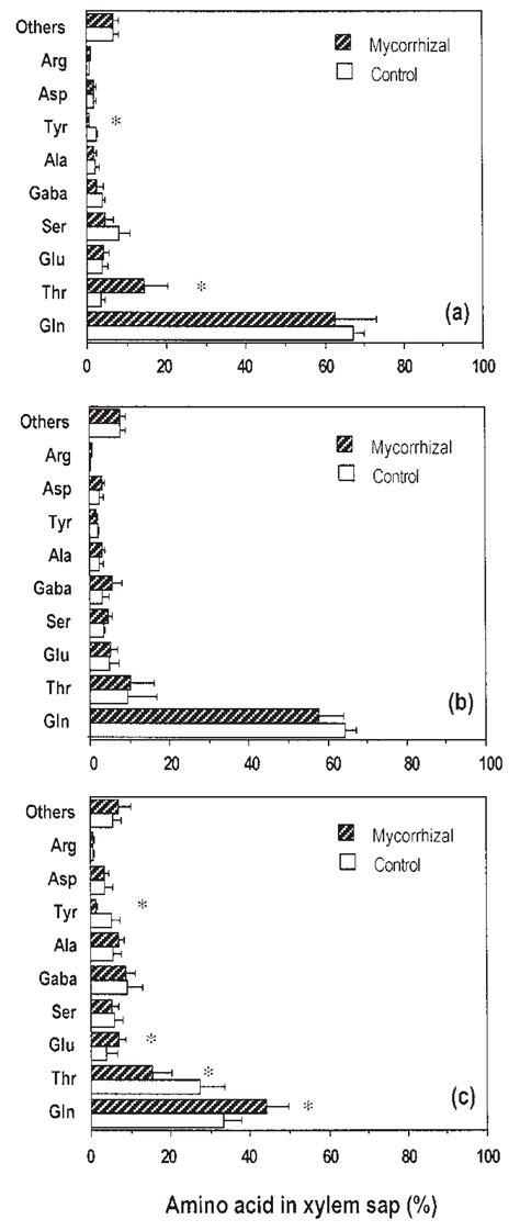 Amino Acid Composition Of Xylem Exudates Of Pinus Download Scientific