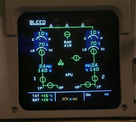 Airbus A320 ECAM Displays