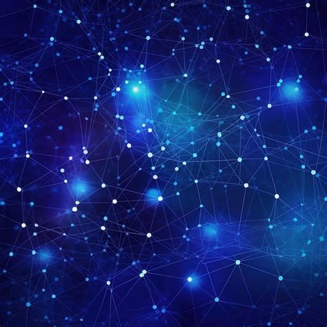 Premium Photo Abstract Neural Network Background