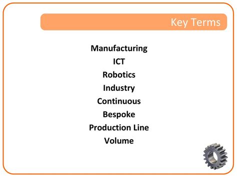 Industrial Manufacture Ppt Download