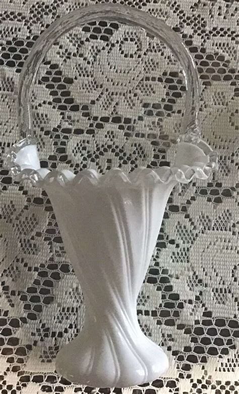 Antique Milk Glass Basket Identification And Value Guide