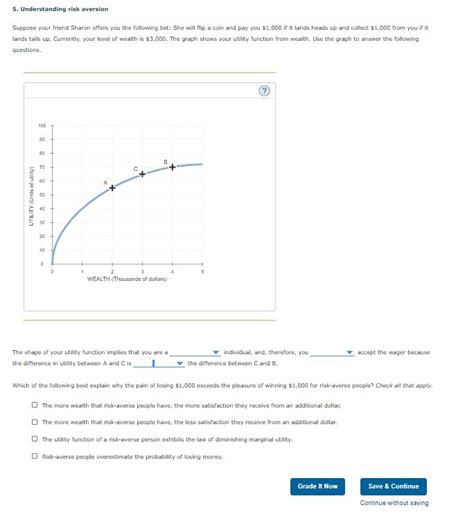 Solved 5 Understanding Risk Aversion Suppose Your Friend