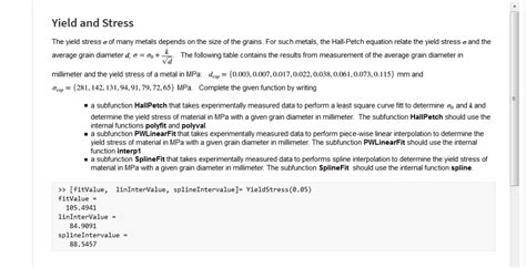 Solved Yield And Stress The Yield Stress Of Many Metals