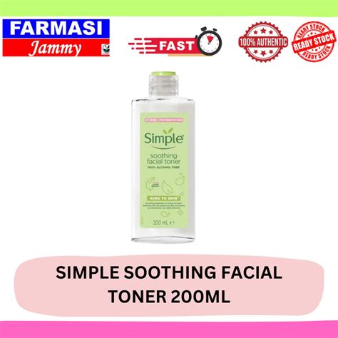 Simple Soothing Facial Toner 200ml Shopee Malaysia
