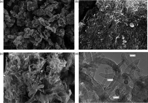 Sem Micrographs Of A Pth B Mwcnt And C Pthmwcnt Composite
