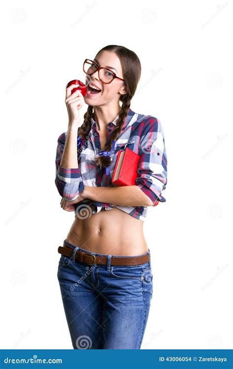 Apple Naked Girl Stock Photos Free Royalty Free Stock Photos