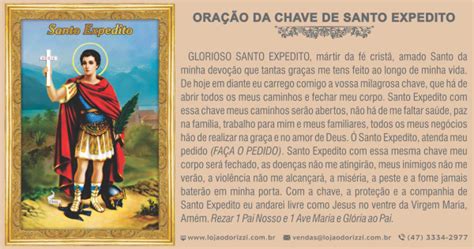 200 unidades Flyer ORAÇÃO da Chave de Santo Expedito