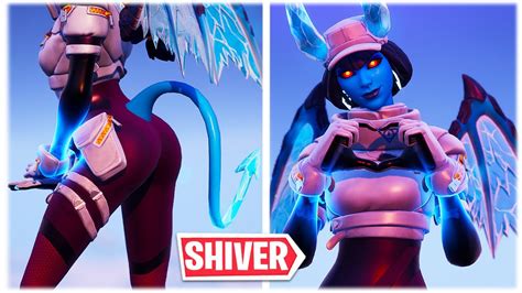 New Thicc Shiver Skin Showcased With 70 Dances And Emotes 😍 ️ Fortnite Shop Youtube