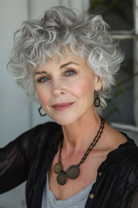 Short Curly Hair Styles For Women Over 50 Effortless Elegance