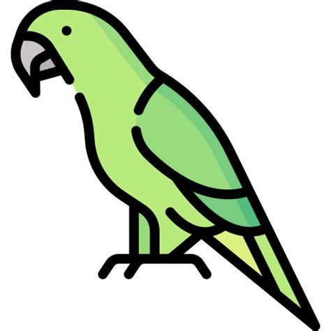 Parrot Special Lineal Color Icon