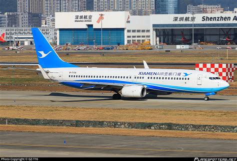 B 7176 Xiamen Airlines Boeing 737 85C WL Photo By GZ T16 ID 1167340