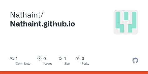 GitHub Nathaint Nathaint Github Io