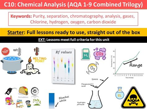 C10 Chemical Analysis Aqa 1 9 Combined Trilogy Teaching Resources