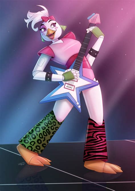 Glamrock Chica Fnaf Security Breach By Zeebeeart On Deviantart