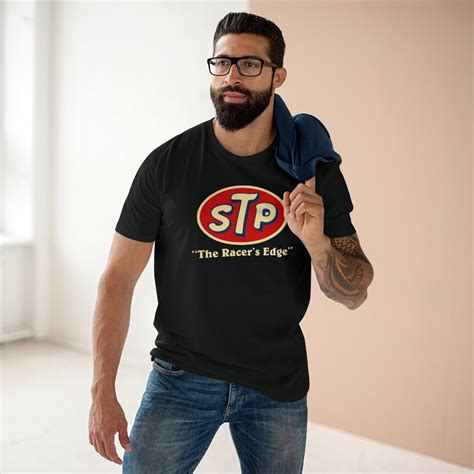 Stp Racing Team Oil Logo Mens T Shirt Size S To 3xl Etsy
