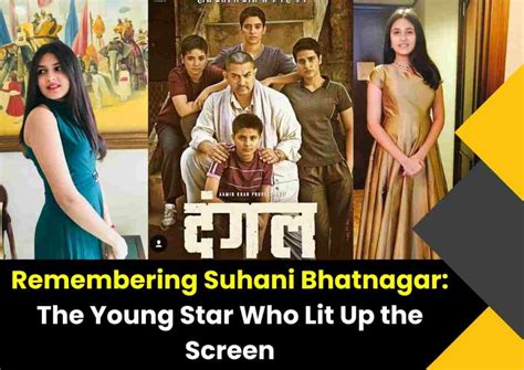 Remembering Suhani Bhatnagar The Young Star Who Lit Up The Screen Stack Umbrella