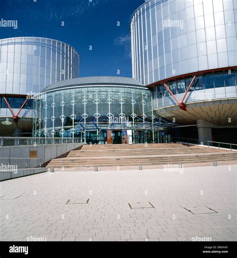 European Court Of Human Rights Strasbourg Alsace Lorraine France Stock