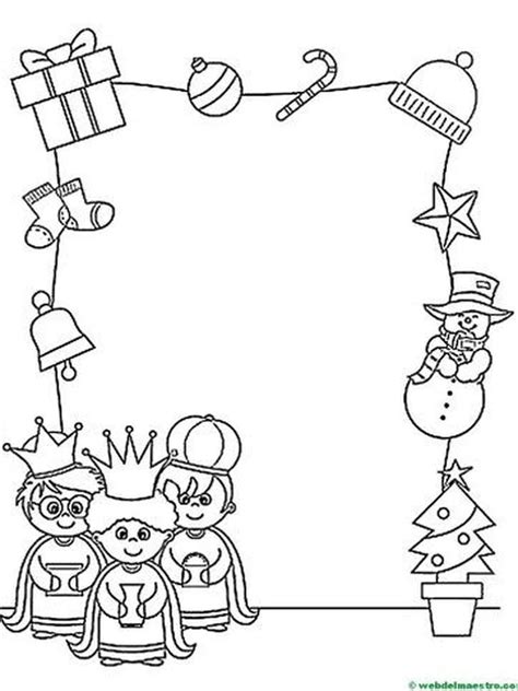Manda Tu Carta A Los Reyes Magos Con Estas Plantillas Para Colorear