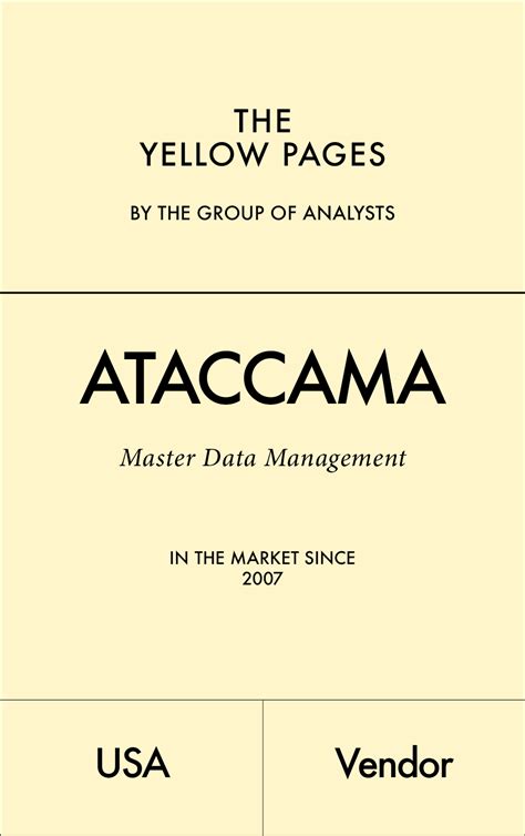 Ataccama The Group Of Analysts