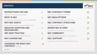 NEC Toolkit Presentation For Contractss PPTX Construction Industry Industries