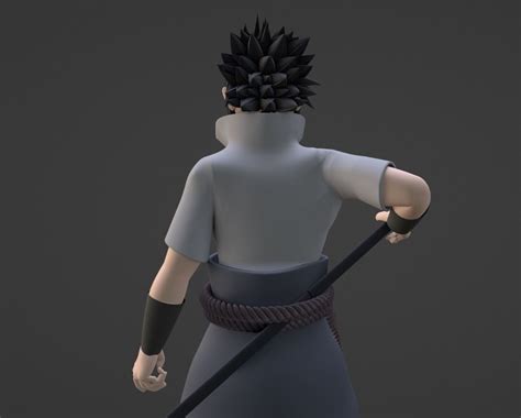 Sasuke Uchiha 3d Model 3d Model Rigged Cgtrader