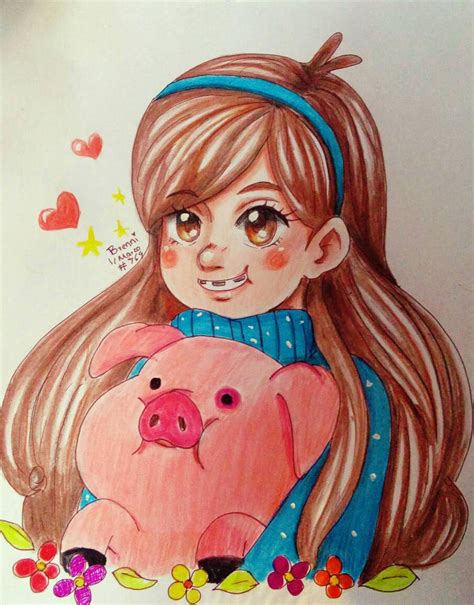 Mabel Y Pato Fanart By Brenni Murasaki On Deviantart