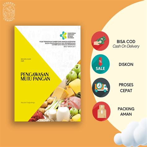 Jual Buku Ajar Gizi Pengawasan Mutu Pangan Kemenkes Shopee Indonesia