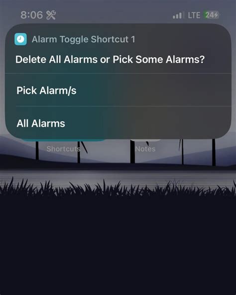alarm toggle shortcut update r shortcuts