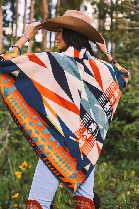 Fire Legend Poncho Poncho Native American Legends Pendleton Woolen