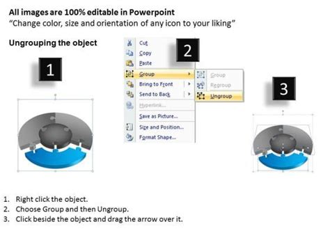 PowerPoint Slide Designs Leadership Pie Chart Puzzle Process Ppt Theme