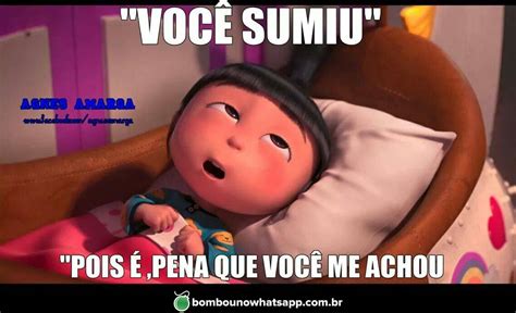 Você sumiu Pois é pena que você me achou Bombou no Whatsapp