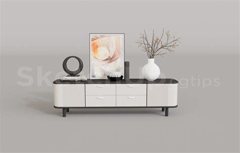 6544 Free Sketchup Console Table Model Download