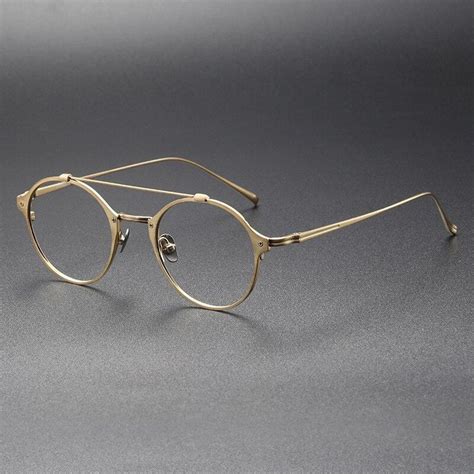Aissuarvey Unisex Full Rim Round Titanium Eyeglasses 4822145b