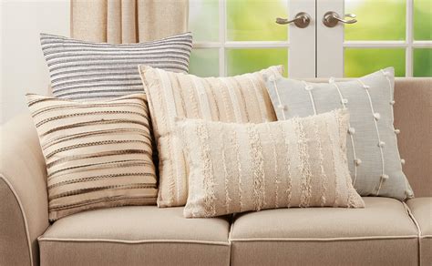 Corded Sofa Throw Pillows