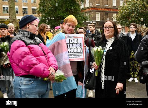 London Uk 18th Feb 2023 London Uk Vigil For Murdered Trans