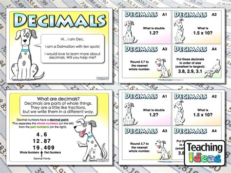 Decimals Teaching Ideas Decimals Teaching Ideas