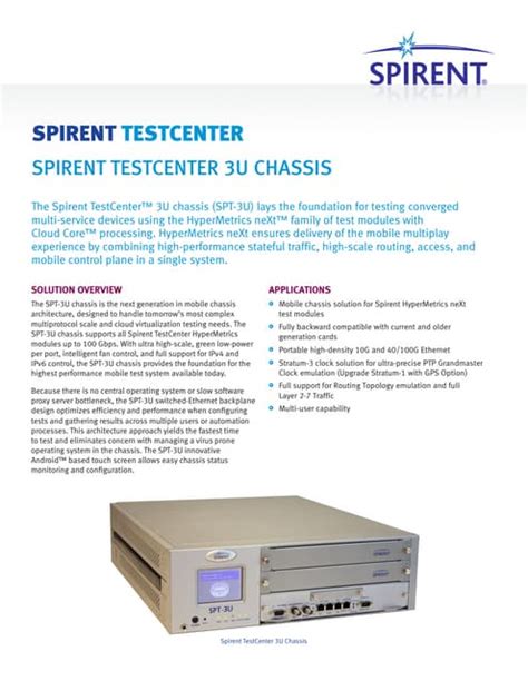 Stc 3 u_chassis_datasheet | PDF