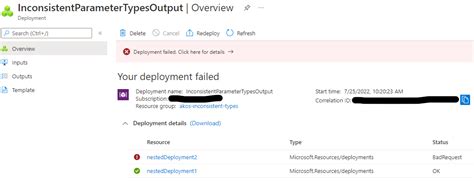 Unexpected Results In Parameter Types Should Be Consistent · Issue 665 · Azurearm Ttk · Github