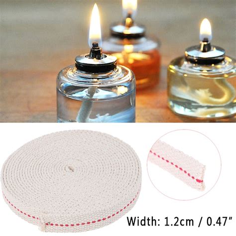 등유 버너용 오일 플랫 코튼 심지 스토브 조명 랜턴 오일 램프 만들기 롤 당 12cm X 15m Aliexpress
