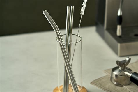 텀블러·빨대·컵소품 304 스트로우세트 225cm 일자2p커브2p세척솔1p 오늘의집 쇼핑