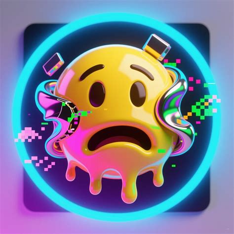 Free Melting Emoji Art Image Emoji Melting Glitch Download At