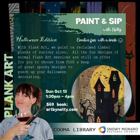 Paint Sip With Netty Visit Cooma