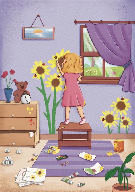 Иллюстрация Детская книжная иллюстрация в стиле 2d детский