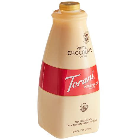 Torani White Chocolate Flavoring Sauce 64 Fl Oz