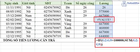 Lỗi Value Trong Excel Và Cách Khắc Phục Trong 8 Hàm Cụ Thể
