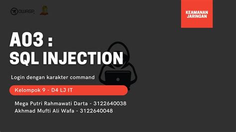 A03 Sql Injection Youtube
