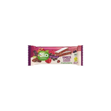 Dmbio Fruit Bar Raspberry And Cassis 40 G