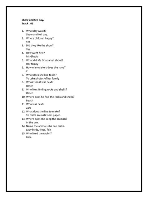 Listening And Speaking Task Grade 1 First Term Pdf